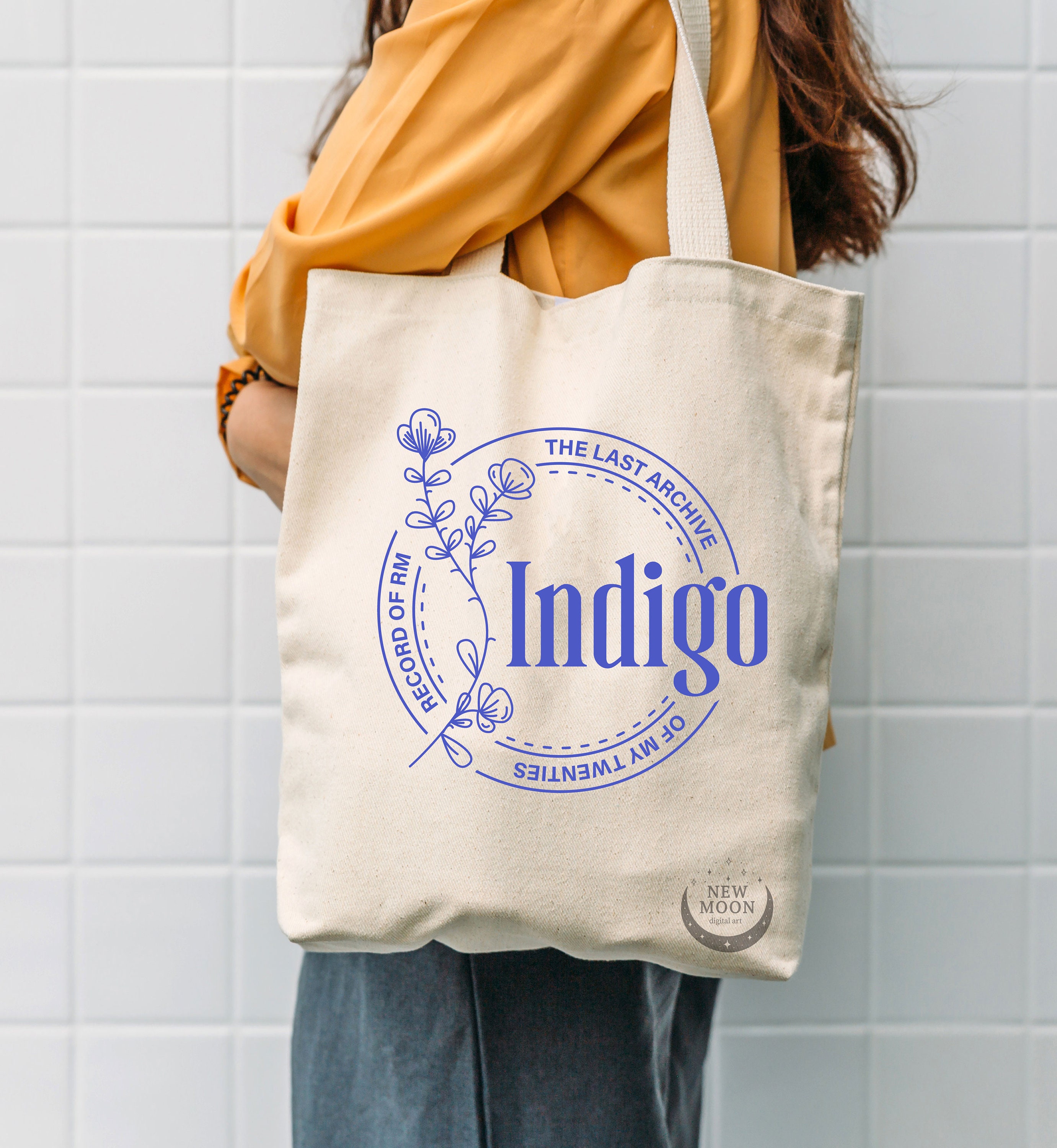 Indigo Namjoon Vector BTS Svg Kpop Sticker Instant - Etsy