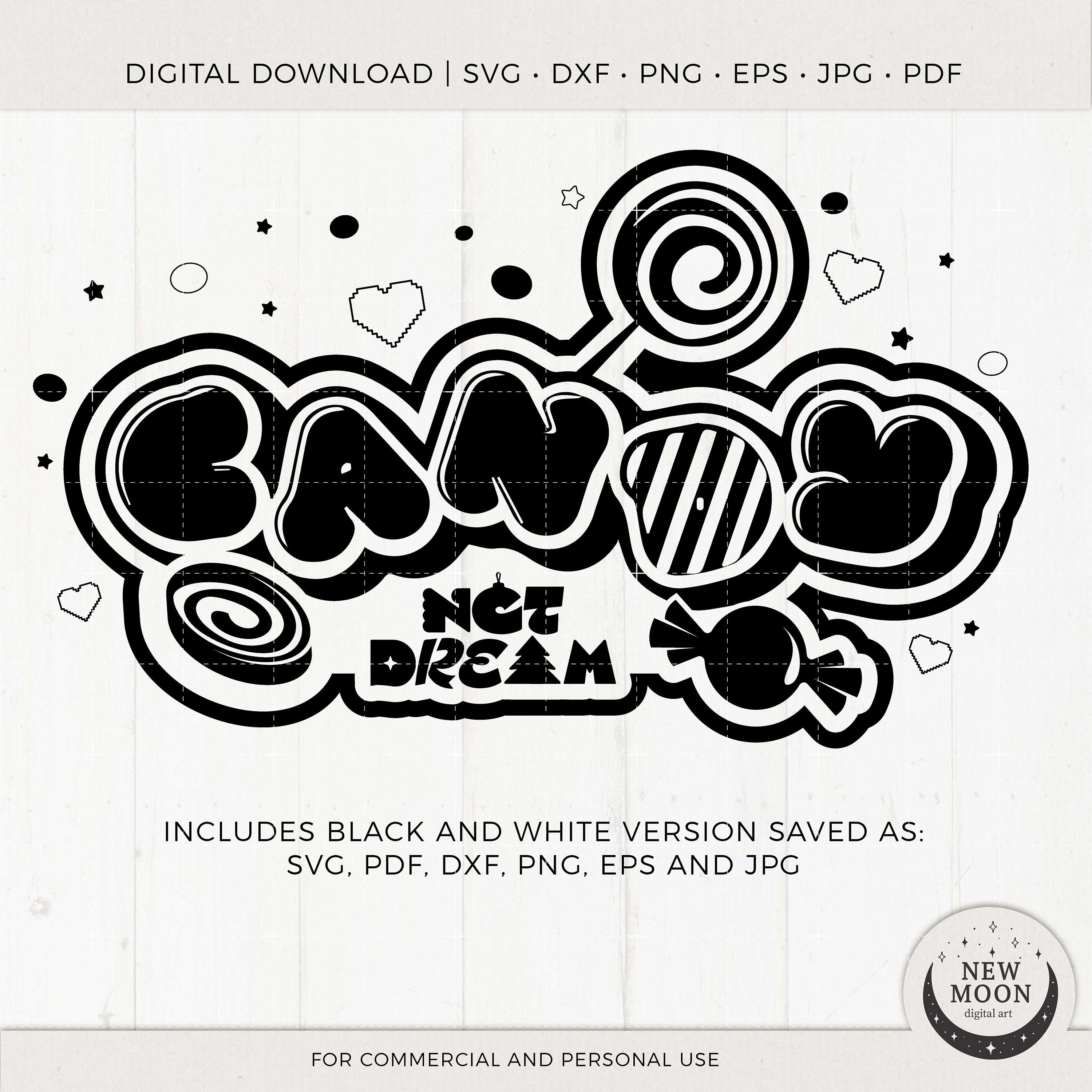 NCT Dream Candy Vector | NCT Dream Svg | Kpop Sticker | Instant ...