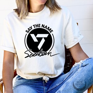 Say the Name Seventeen | SVNTN Svg | Kpop Digital Download | Carat ...