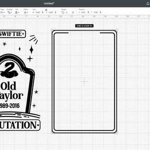 Reputation Tarot Card Taylor Swift Svg Digital Download Instant ...