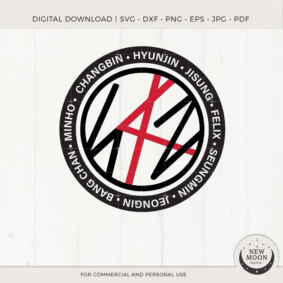 Stray Kids Svg Eps Pdf Jpg Png | SKZ Clip Art | Kpop Digital Download ...