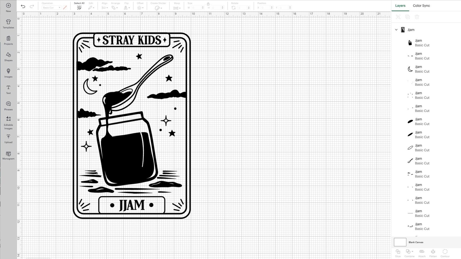 Stray Kids Jjam Tarot Card Svg | SKZ Clip Art | Kpop Digital Download ...