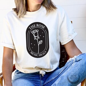 Music Heals Svg Eps Pdf Jpg Png | the Rose Decal | Black Rose Sticker ...