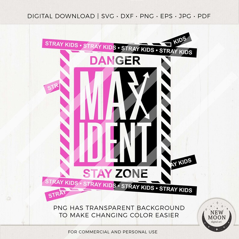 Maxident Vector | Stray Kids Clip Art | Kpop Digital Download | Instant ...