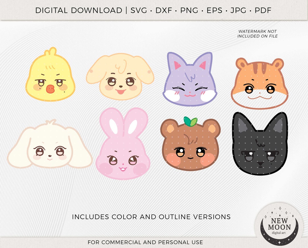 Aniteez Svg Eps Pdf Jpg Png | Ateez Decal | SKZ Svg | Cut Files for ...