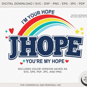 J-hope Vector BTS Svg Kpop Sticker Instant Download for Cricut ...
