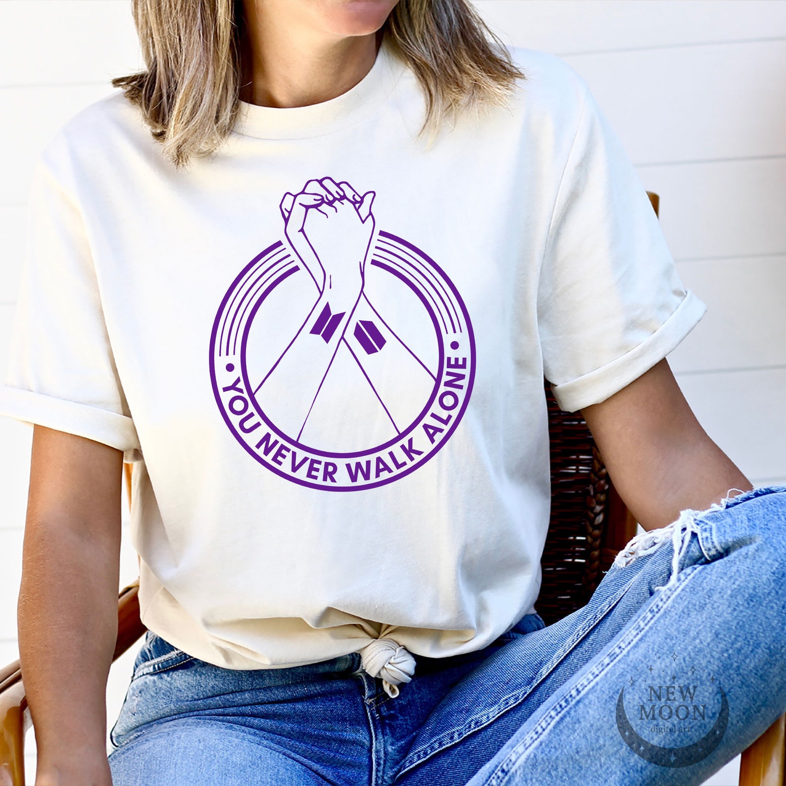 Never Walk Alone Sticker BTS Svg Kpop Digital Download - Etsy