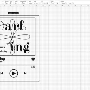 Seventeen Darling Music Player | SVNTN Svg | Kpop Digital Download ...