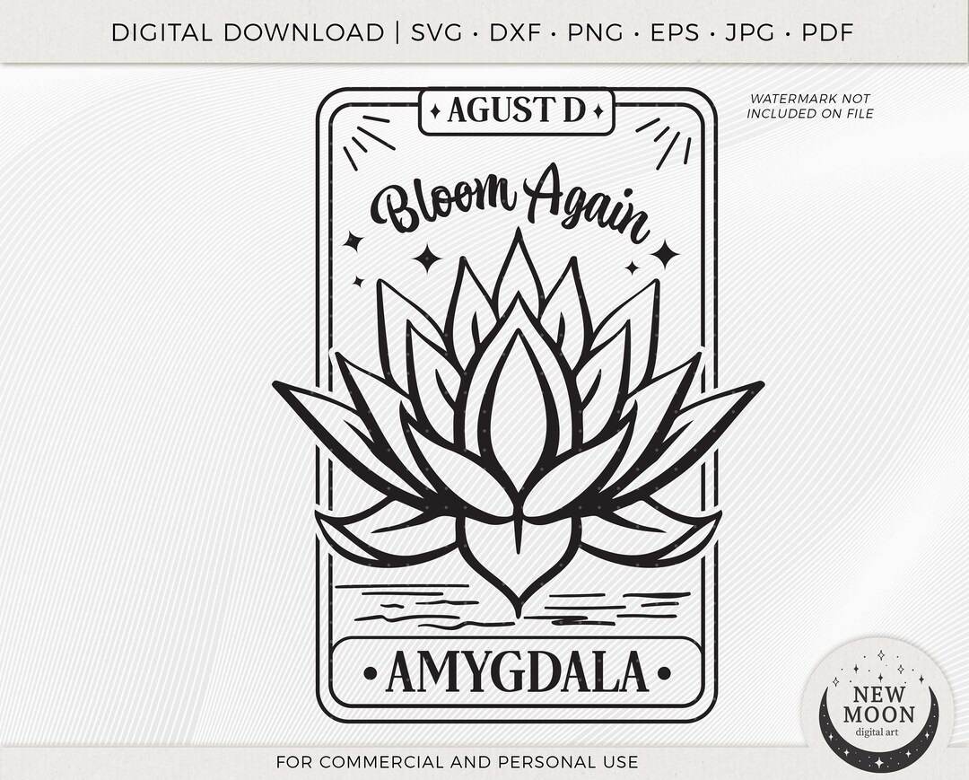 Amygdala Tarot Card Vector | BTS Svg | Kpop Sticker | Instant Download ...