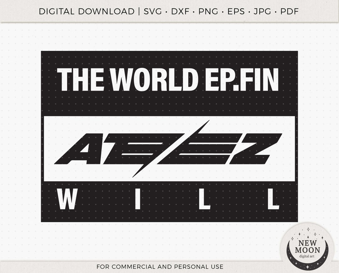 Ateez Crazy Form Warning Sign | Atiny Clip Art | Kpop Digital Download ...