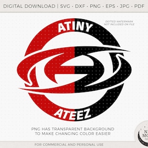 Ateez Names | Atiny Clip Art | Kpop Digital Download | Ateez Instant ...