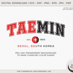 Shinee Member Names | Shawol Svg | Kpop Digital Download | Shinee ...