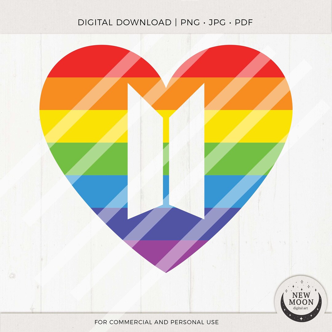 Army Pride BTS Clip Art Kpop Digital Download LGBT Instant Download for ...