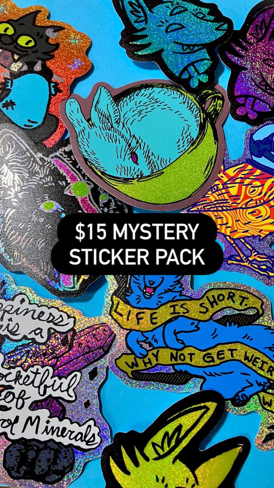 Mystery Sticker Pack - Etsy
