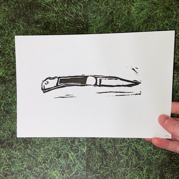 Painted Knife Block - Etsy