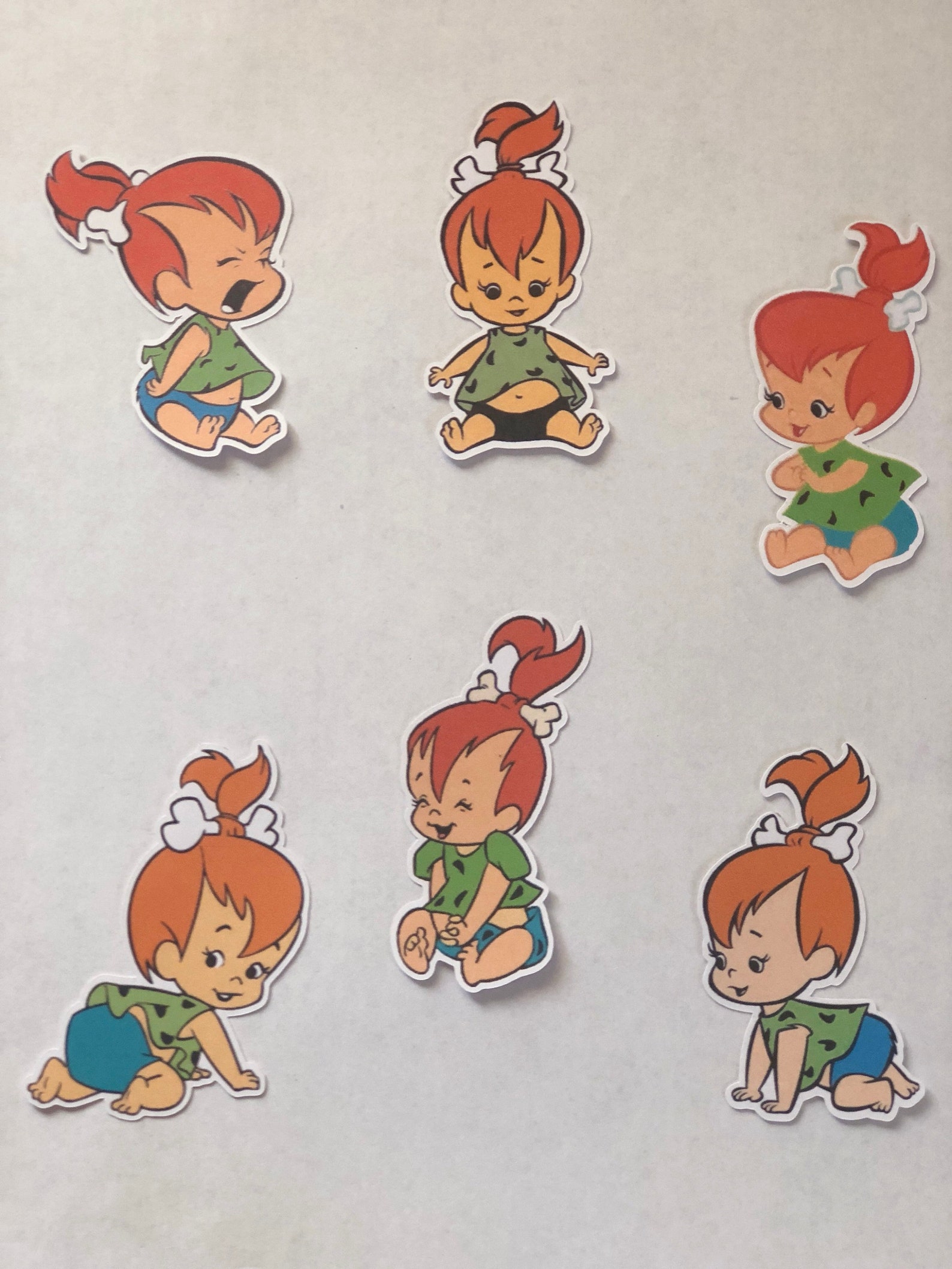 Pebbles Flintstone Cut Outs | Etsy