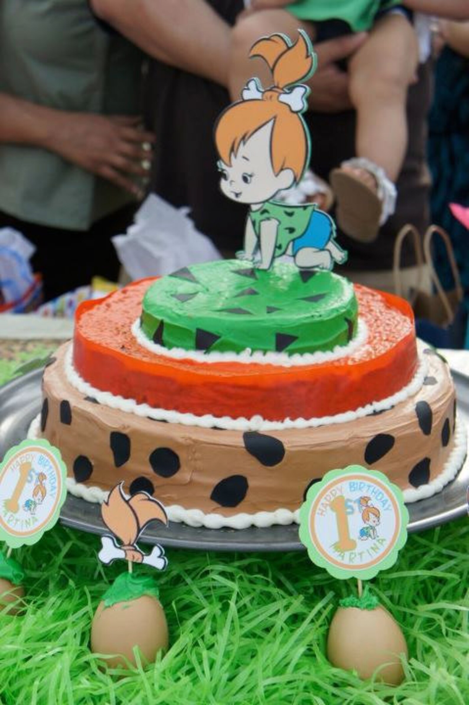 Pebbles Flintstone Cake Toppers Etsy