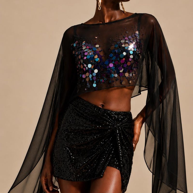 Black Ibiza Top - Etsy