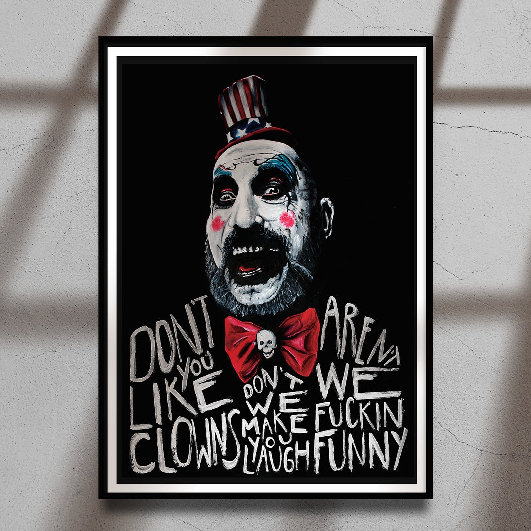 Captain Spaulding Painted Art Print - Etsy