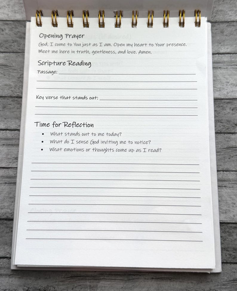 Handmade Creative Prayer Journal | Lectio Divina Devotional, Christian ...