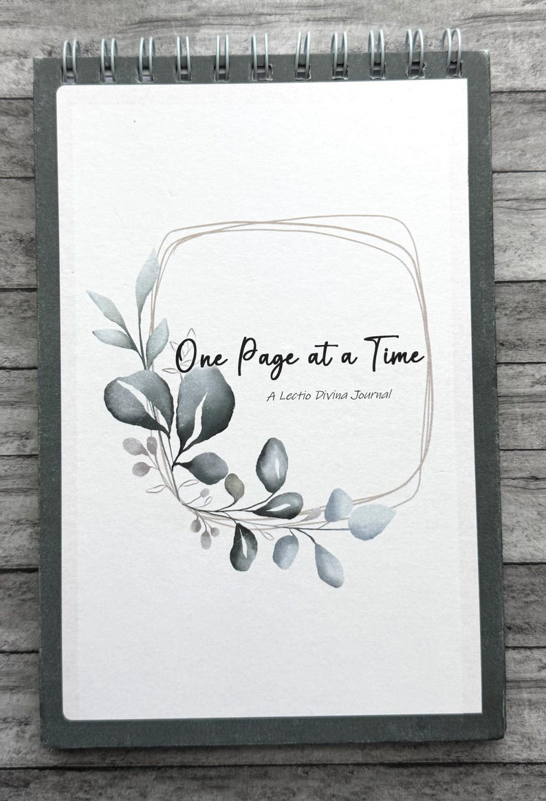 Handmade Lectio Divina Journal | Christian Scripture Reflection ...