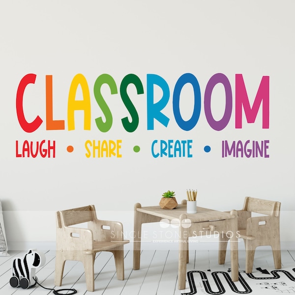 Classroom Wall Decal - Etsy