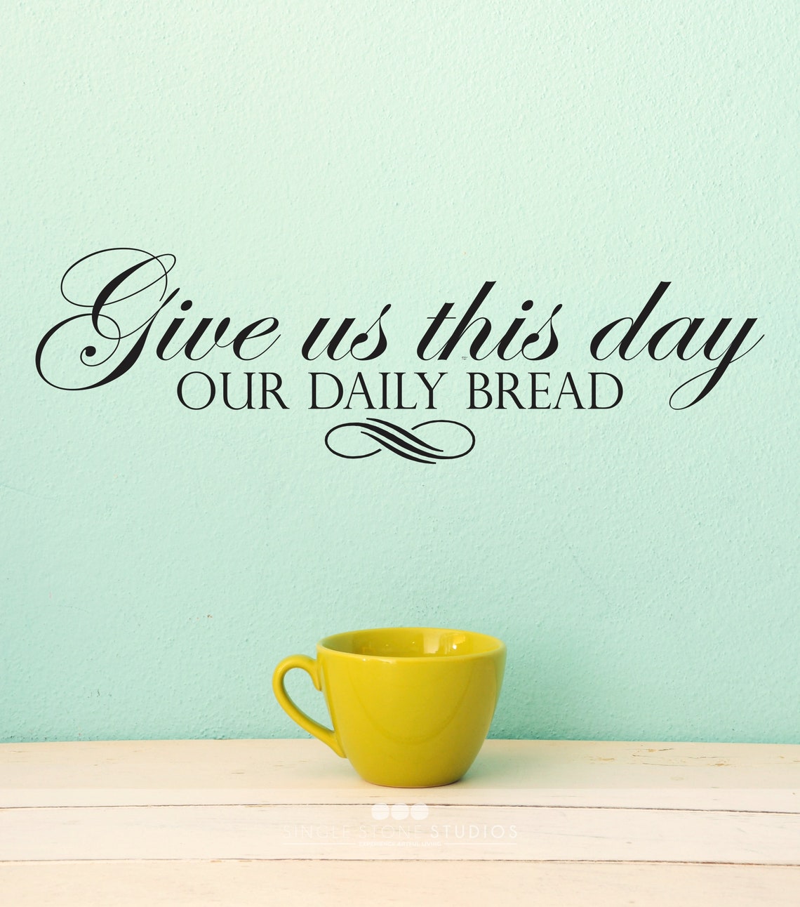 Our Daily Bread Scripture Wall Decals Vinyl Wall Words - Etsy