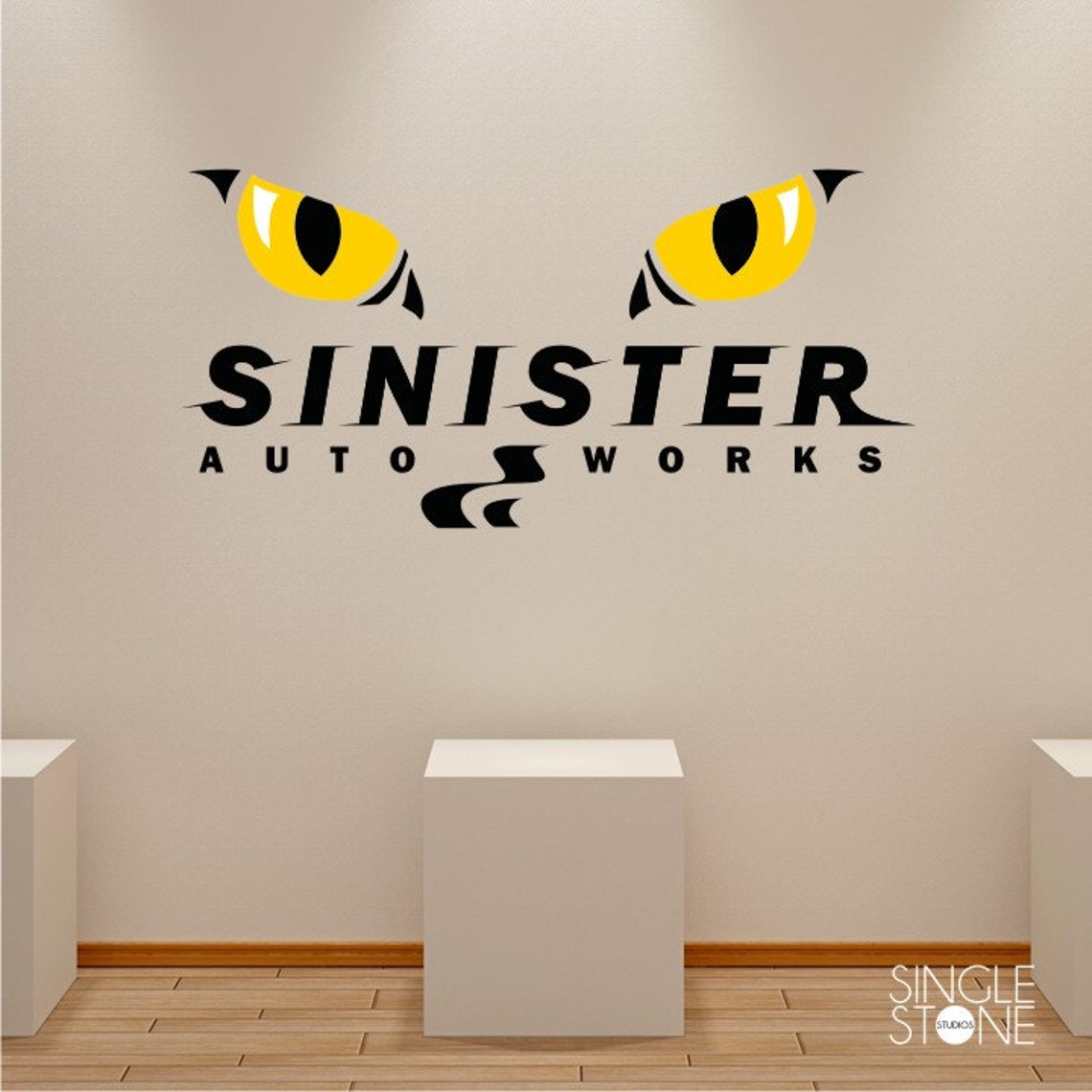 Wall Decal Logo - Custom Business Design Deposit Custom Home Decor - Etsy