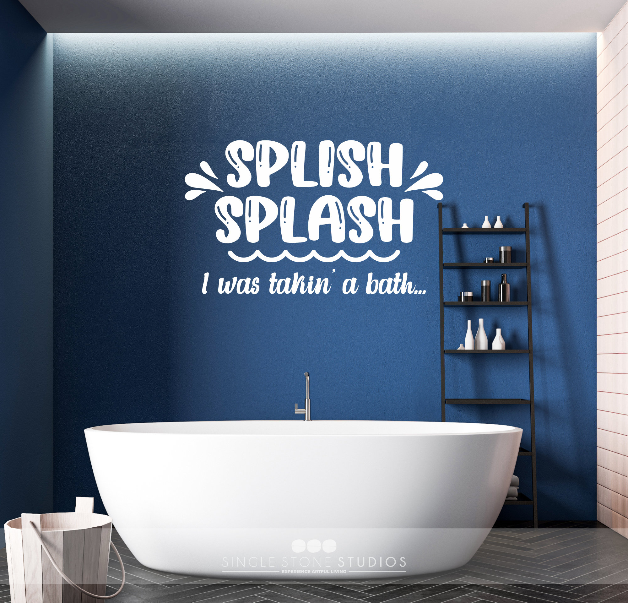 Splish Splash Takin' A Bath Bathroom Wall Decal Vinyl - Etsy