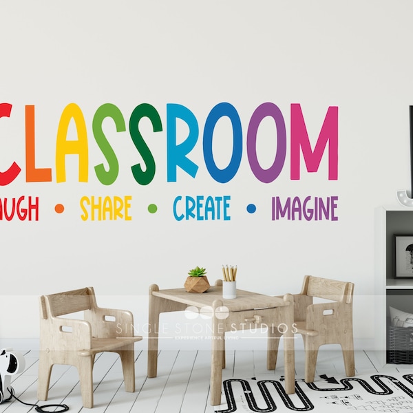 Classroom Wall Decal - Etsy