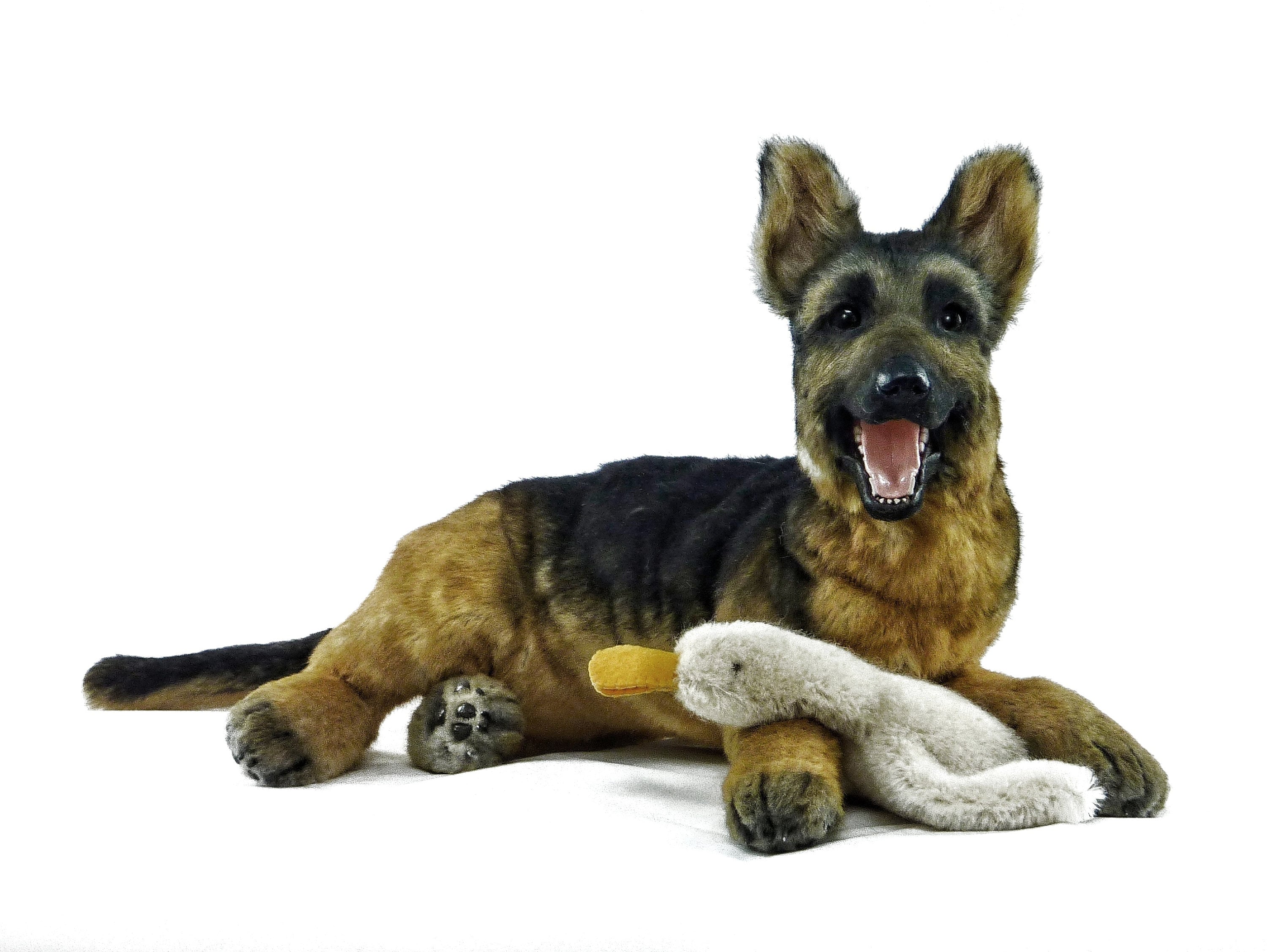 Custom Realistic German Shepherd Puppy Plush | Life Size Poseable ...
