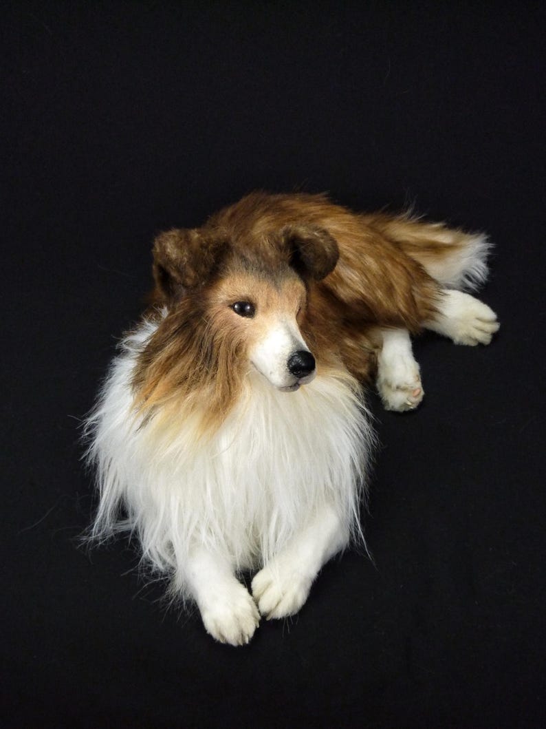 Custom Realistic Shetland Sheepdog Plush | Life Size Poseable Stuffed ...