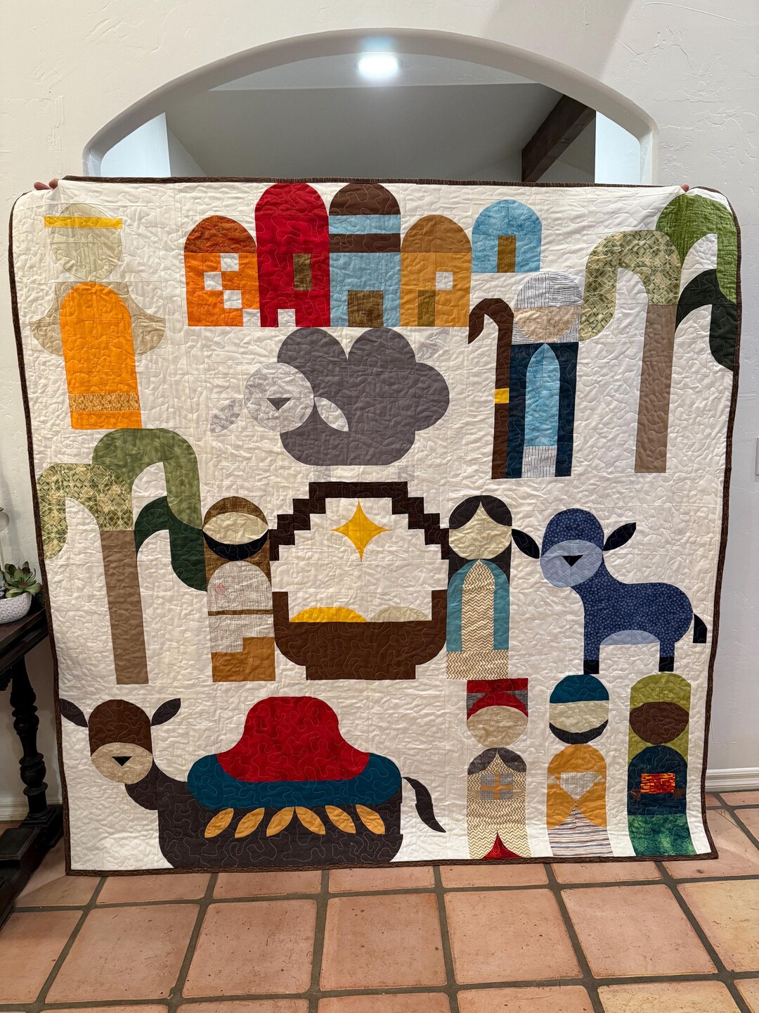 Christmas Nativity Quilt - Etsy