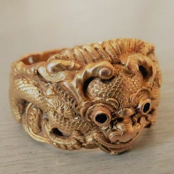 Chinese Dragon Ring - Etsy