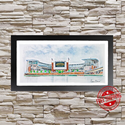 Mclane Baylor Football Stadium Print Baylor Bears Football | Etsy