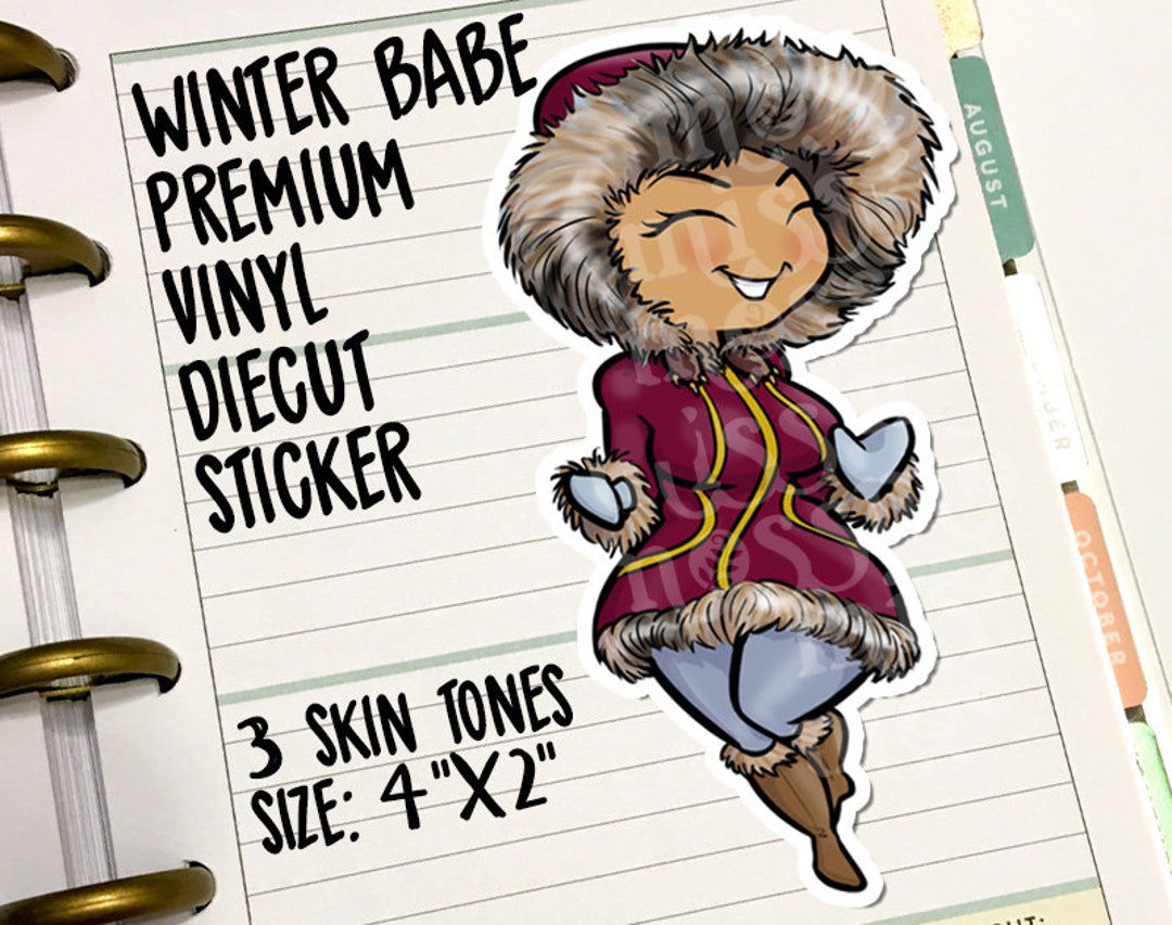 Snow Bunny Eskimo Waterproof Vinyl Sticker Decal - Miss Moss Stickers ...