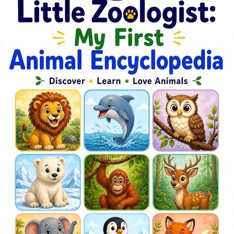 Animal Encyclopedia Books - Etsy
