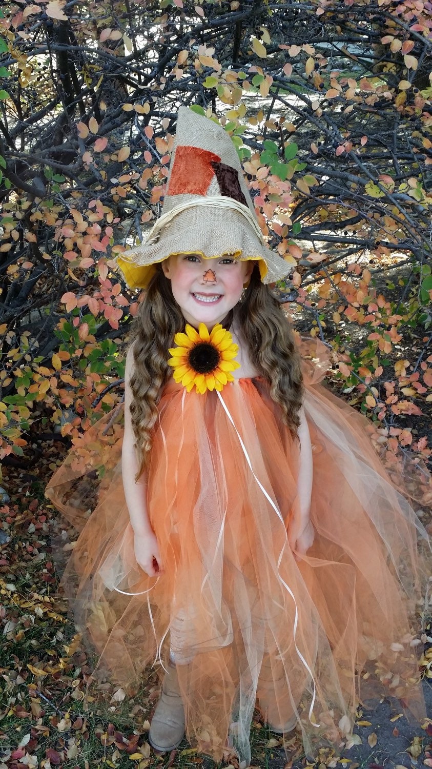 Little Girl Scarecrow Tutu Dress Costume Custom Made to Fit and Hand ...