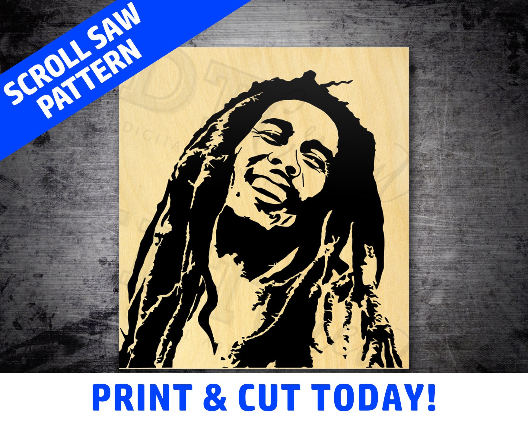 Marley Scroll Saw Pattern - Etsy