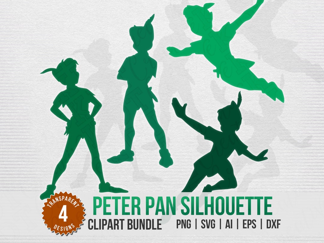 Peter Pan Clip Art / SVG Shapes - Etsy