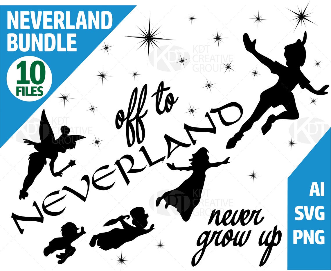 Neverland SVG Files/clip Art Files - Etsy