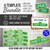 Editable Green Yellow Printable Round Sticker Label Template 3 Inch, 4 ...