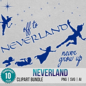Neverland SVG Files/clip Art Files - Etsy