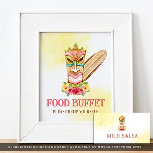 Tiki Printable Signs Editable Welcome Signs Custom Summer - Etsy
