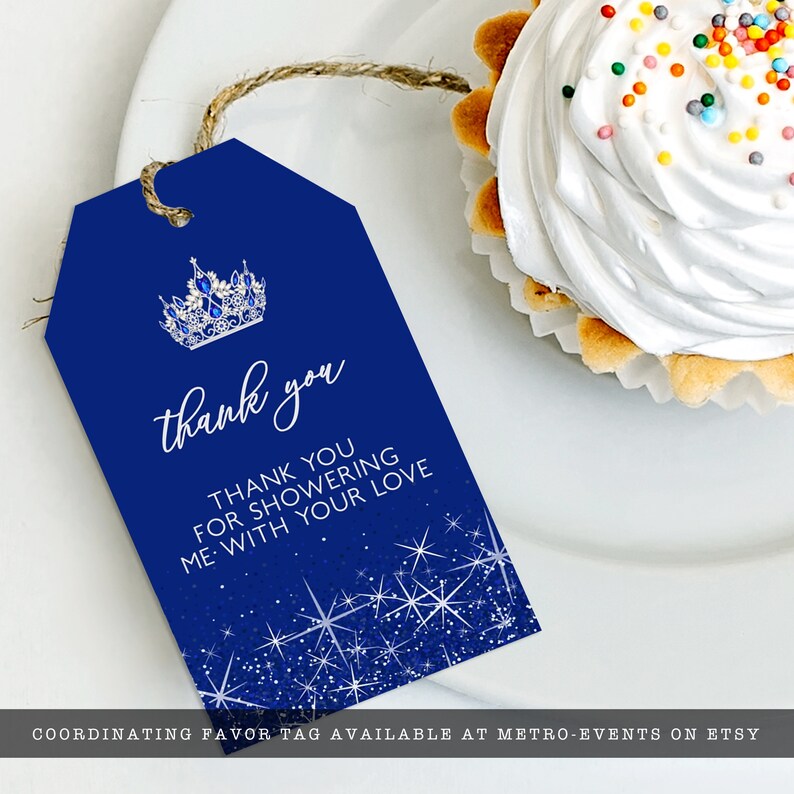 Royal Blue RSVP Card Princess Rsvp Card Rsvp Card Template - Etsy