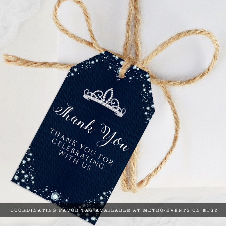 Denim and Diamond Food Menu, Diamond Themed Menu, Custom Dinner Menu ...