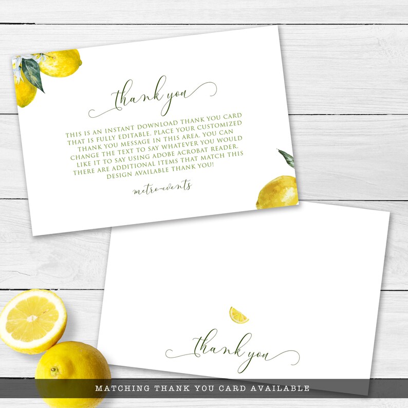 Lemon Cards and Gifts Sign Printable Sign Bridal Shower | Etsy