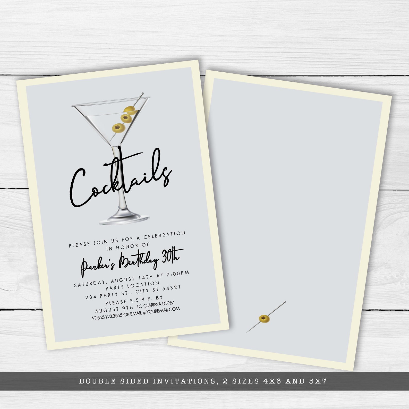 Retro Cocktail Party Invitations Housewarming Party - Etsy