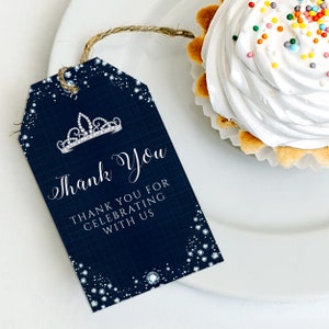 Denim and Diamond Favor Tags, Diamond Gift Tags, Denim Themed Favor Tag ...