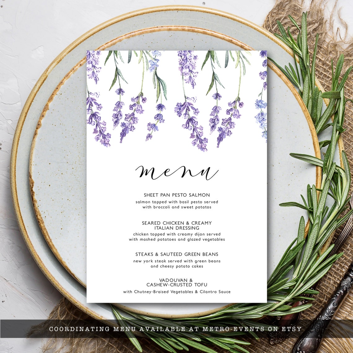 Country Lavender Wedding Seating Chart Poster: Editable Template ...